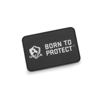 USCCA Born to Protect™ Rectangular PVC Patch - USCCA Store