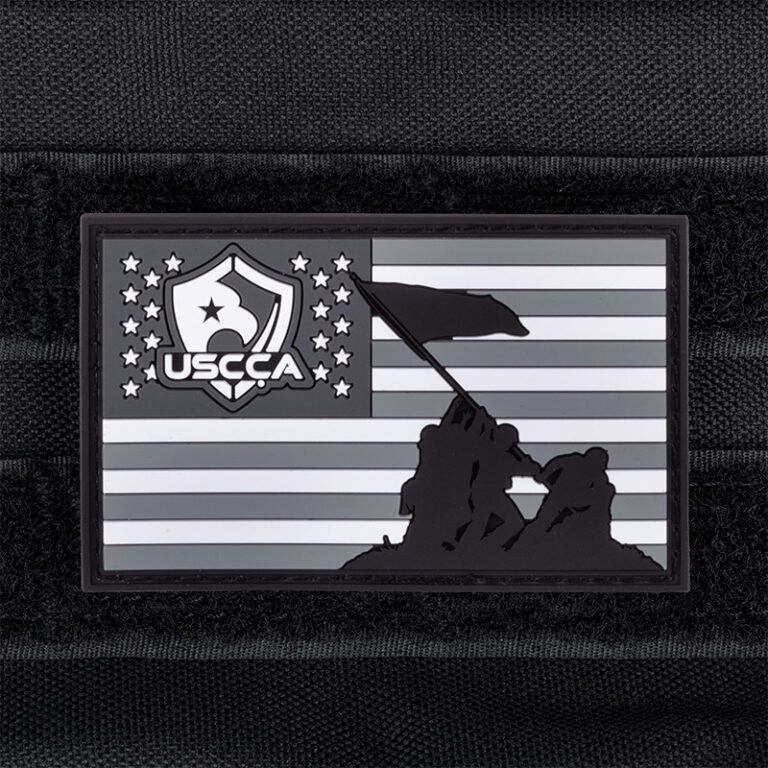 USCCA Veteran's Day PVC Patch - Gray - USCCA Store