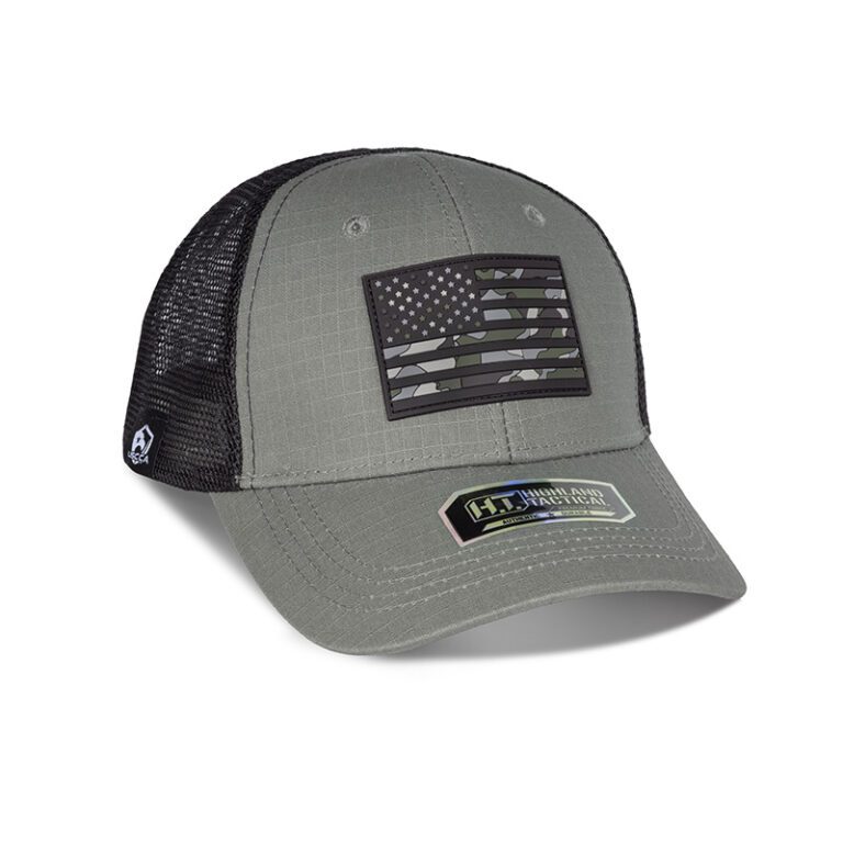USCCA x Highland Tactical American Flag Camo Patch Hat - USCCA Store