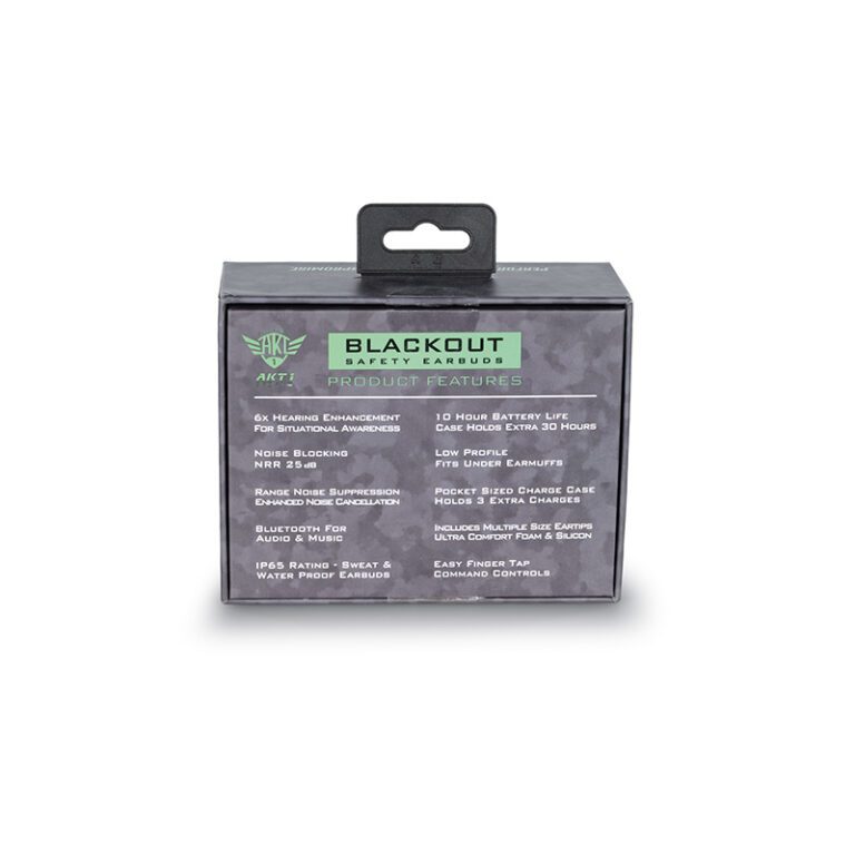 USCCA x AKT1 Blackout TWS Earbuds with Bluetooth and Enhanced Noise ...